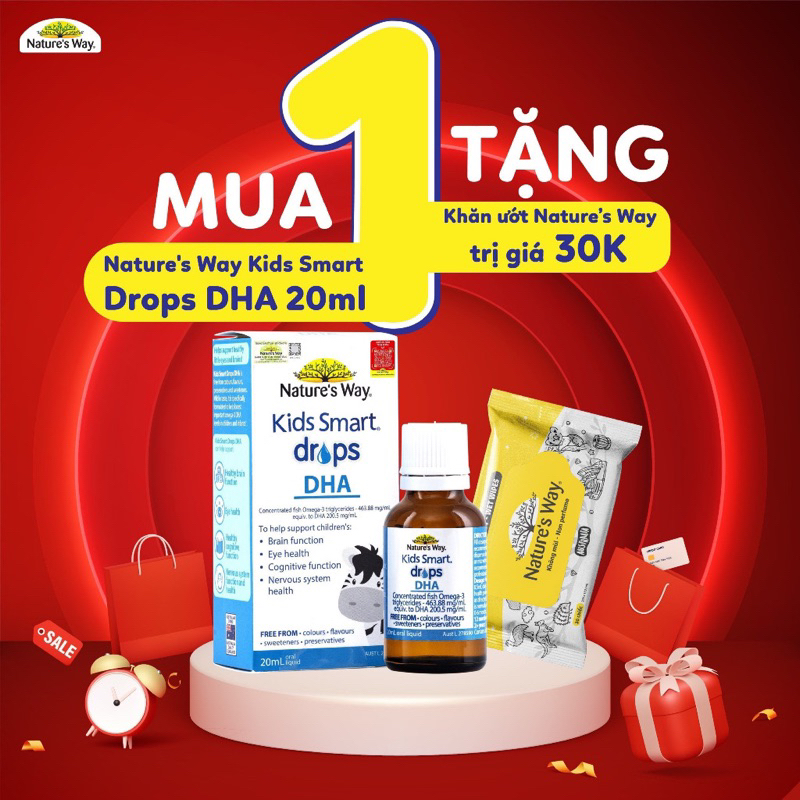 DHA Nature's Way Kids Smart Drops 20ml chính hãng tem BCA | Shopee Việt Nam