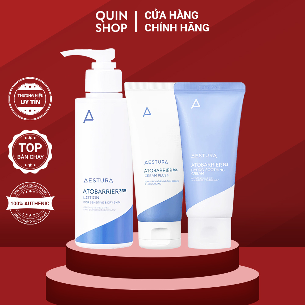 Kem Dưỡng Và Sữa Dưỡng Ẩm Sâu, Làm Dịu Da Aestura Atobarrier 365 Lotion, Hydro Soothing Cream ...