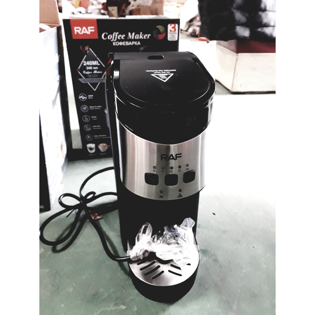 Máy pha cà phê tự động RAF R106 - Máy pha cà phê espresso, capuchino, latte, macchiato ...
