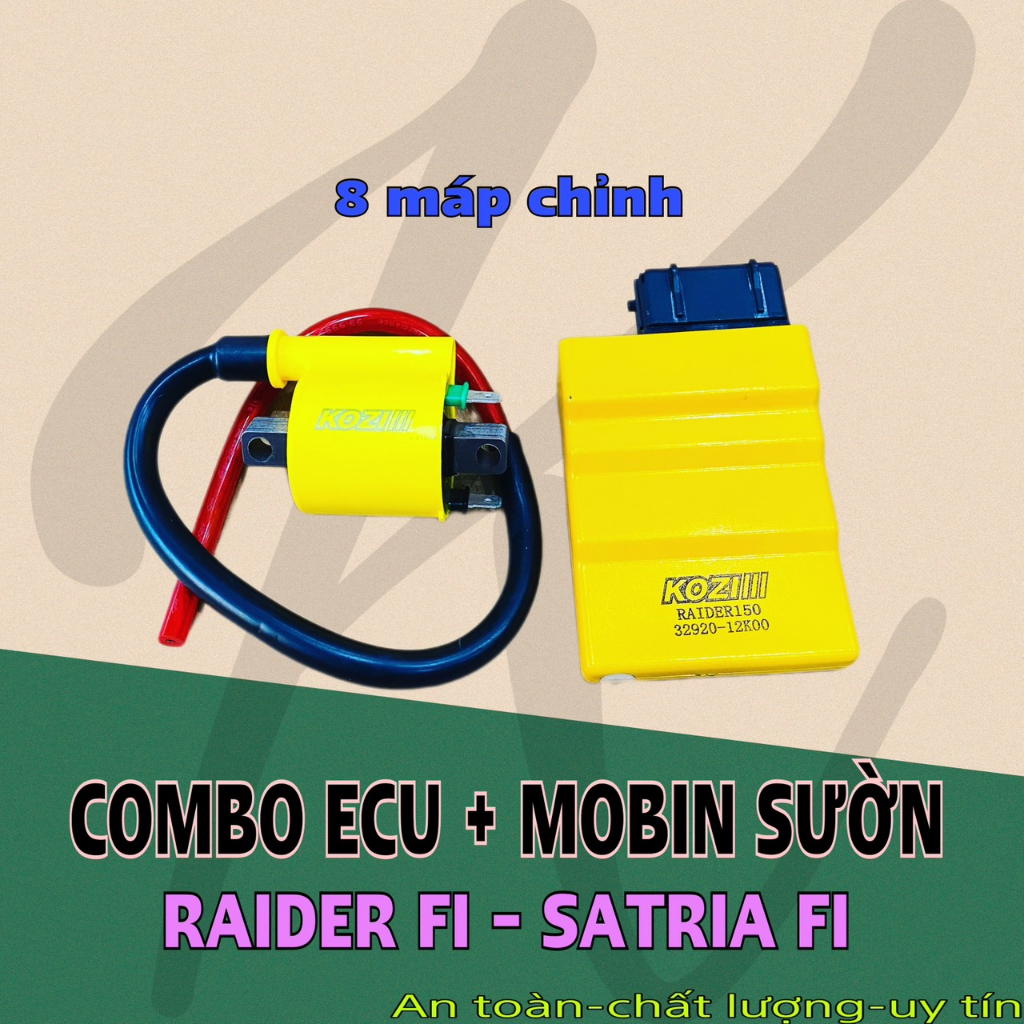 IC ( ECU ) + MOBIN RAIDER FI - SATRIA FI KOZI 8 máp chỉnh chính hãng ...