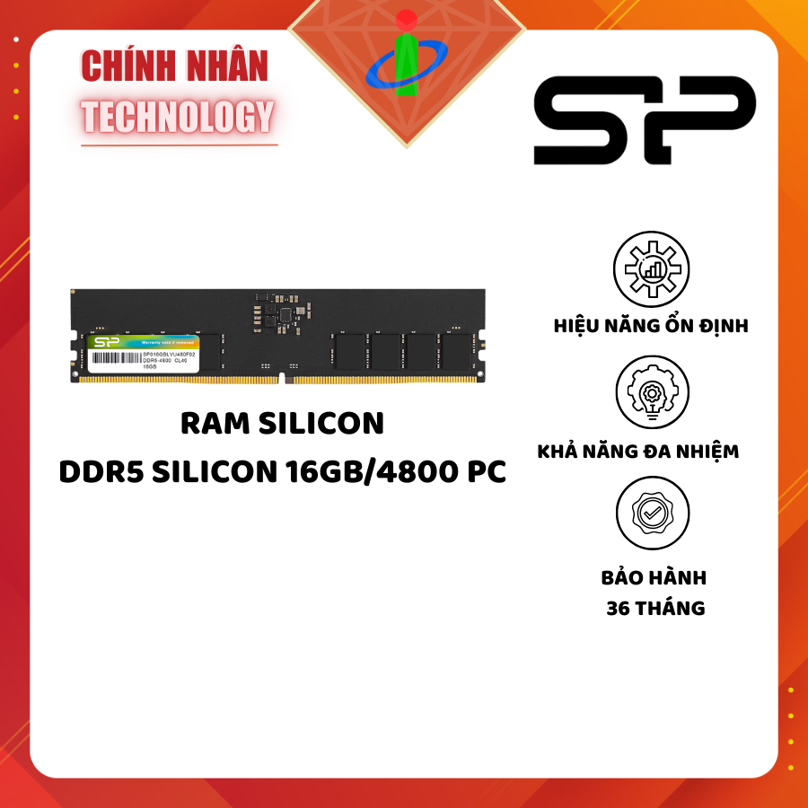 Ram Silicon DDR4 32G/3200 / Bảo hành 36 tháng / Chinh Nhan Technology ...