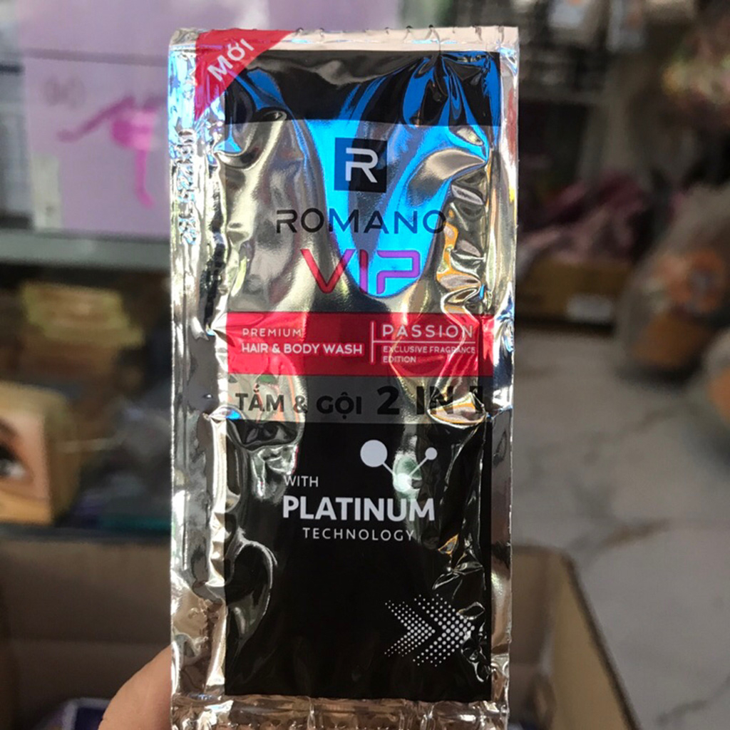 Dây 12 gói dầu gội Romano nước hoa cao cấp Vip Passion 7g/gói | Shopee ...
