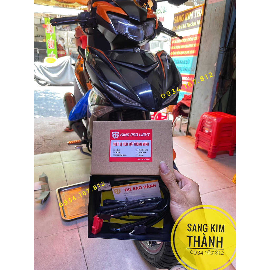 Mạch Auto Passing Lắp Trợ Sáng L4x Bi cầu Mini Cho Xe Exciter 135 ...