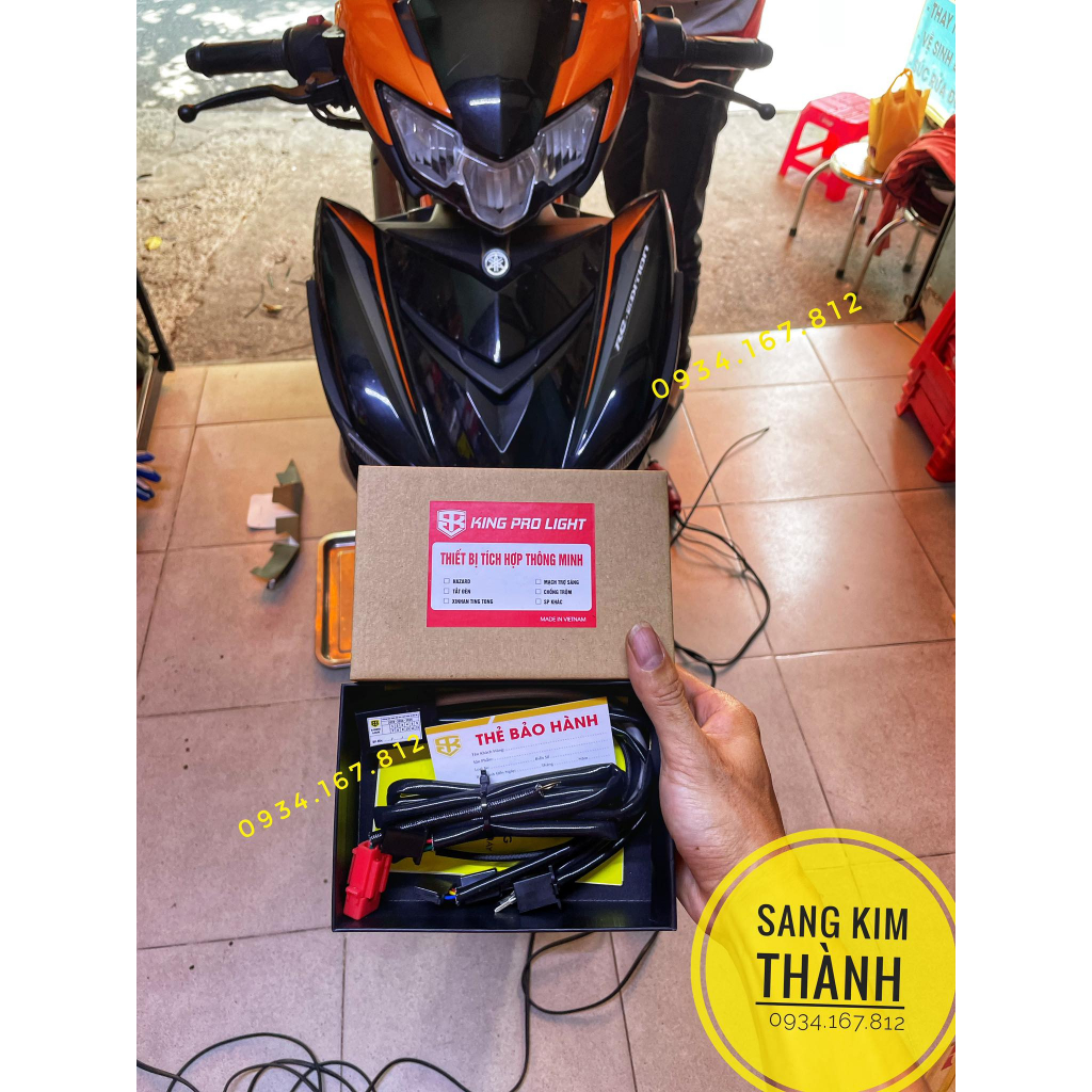 Mạch auto passing bi cầu mini L4x xe Exciter 135 Exciter 150 Exciter ...