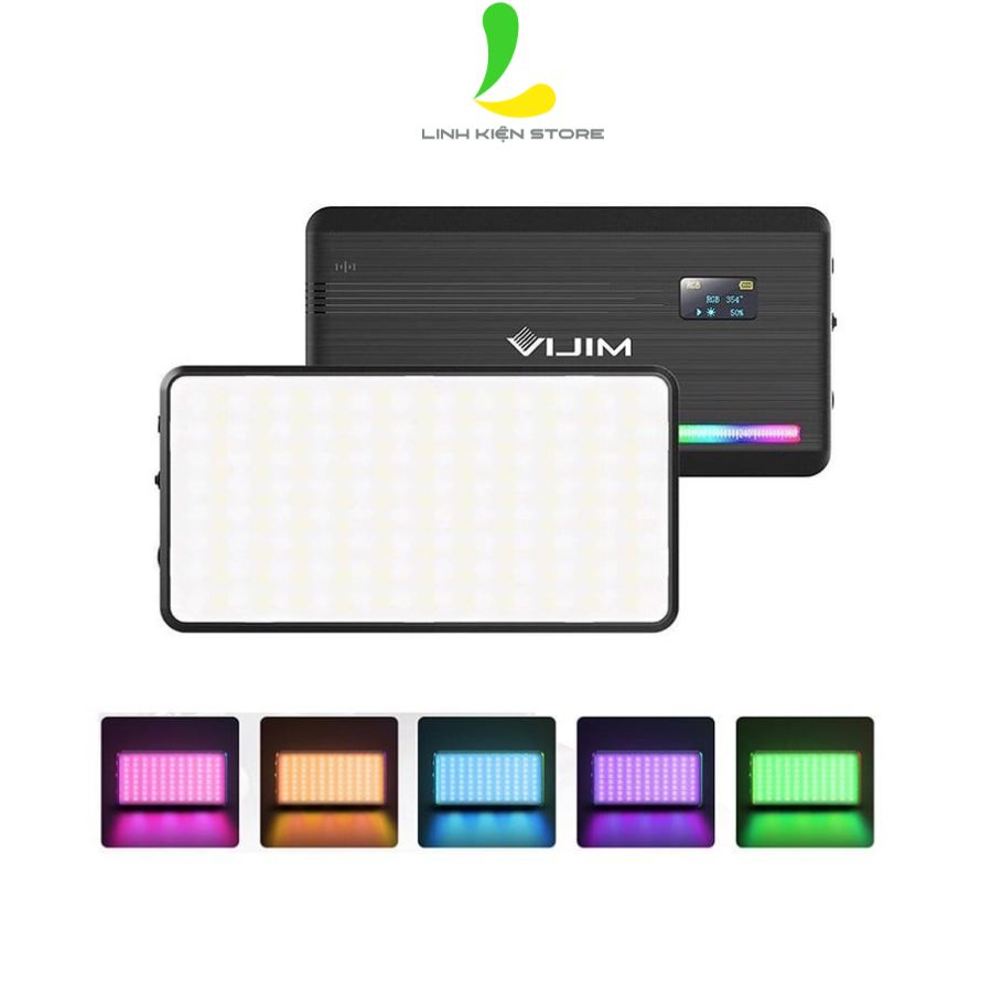 Đèn hỗ trợ quay phim chụp ảnh ULANZI VIJIM VL196 RGB - Đèn LED đổi màu RGB với 20 hiệu ứng ánh ...