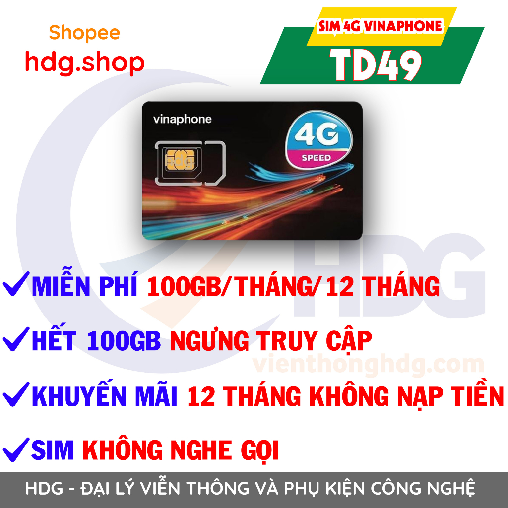 SIM VINA 4G GV89 4gb/ngày, miễn phí cuộc gọi dưới 20 phút, trọn gói 1 năm không phải nạp tiền ...