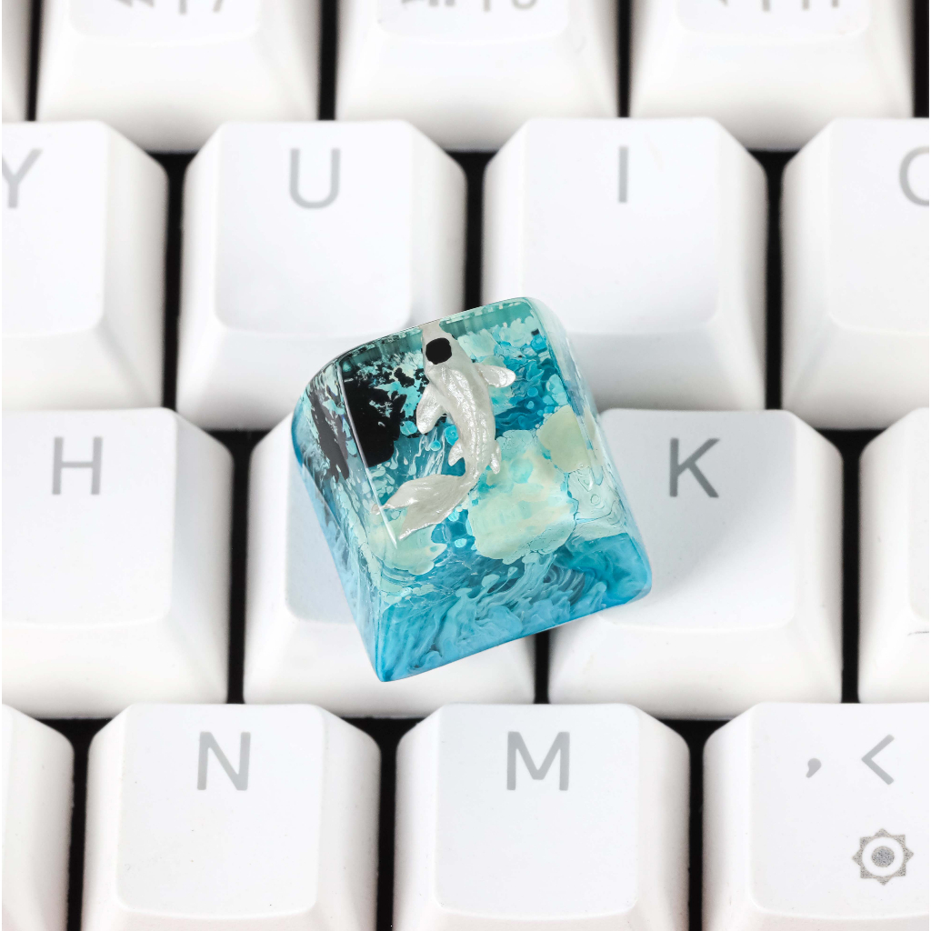 Keycap cá koi xanh nút bàn phím cơ tuyệt đẹp sale sốc | Shopee Việt Nam