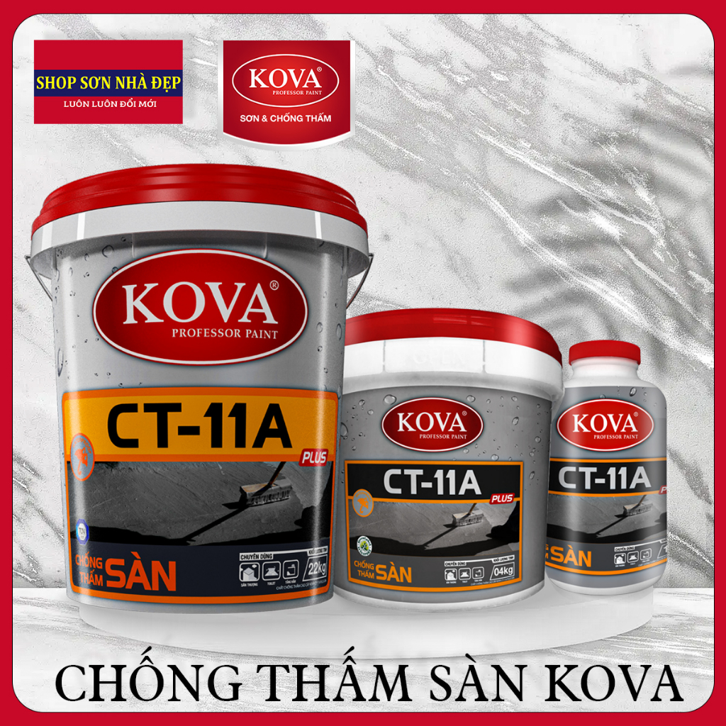 Chất chống thấm pha xi măng - Chống thấm sàn - KOVA CT11A | Shopee Việt Nam