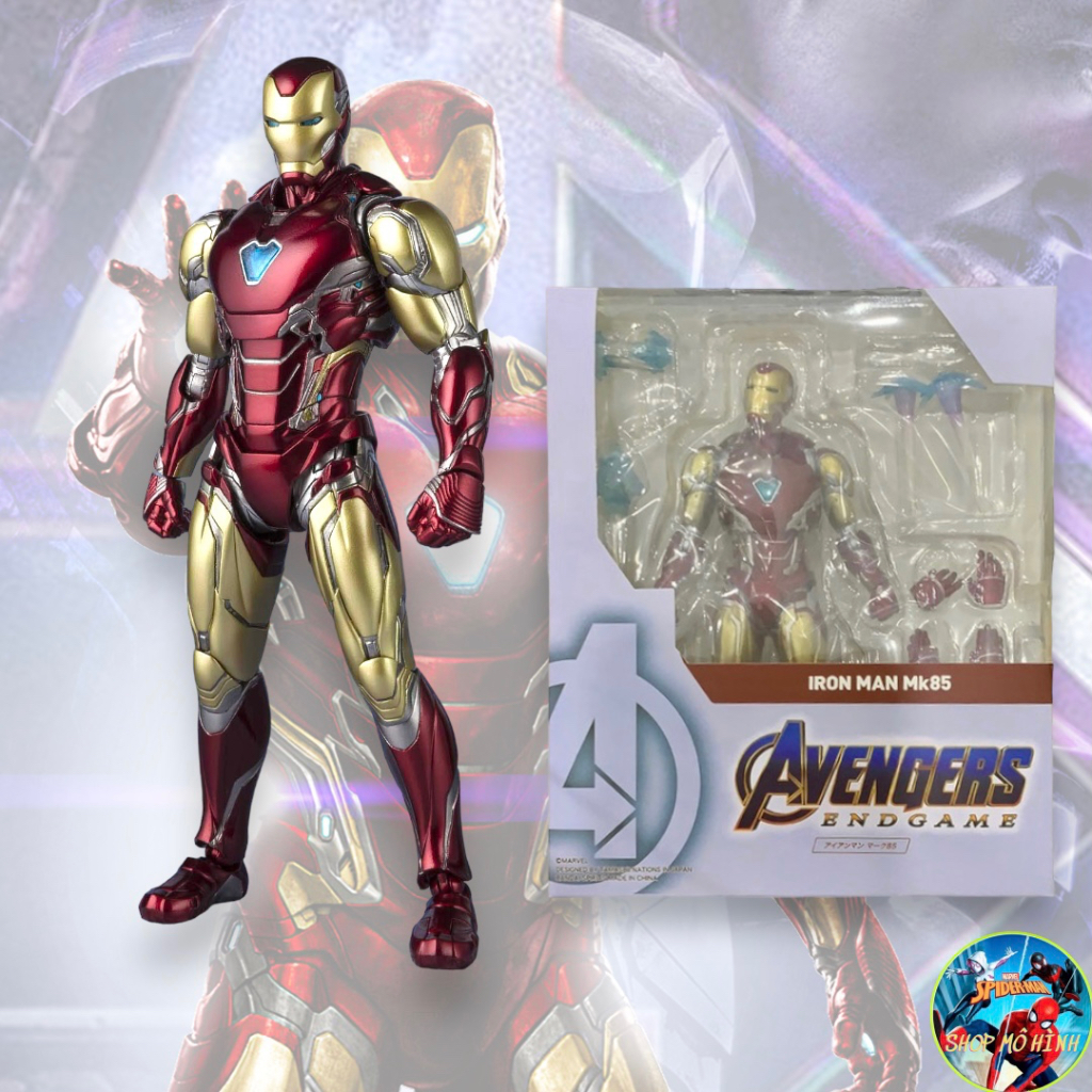 [HÀNG SẴN-HỎA TỐC] Mô hình SHF Iron Man Mark 85 Avenger Endgame người sắt MK85 | Shopee Việt Nam