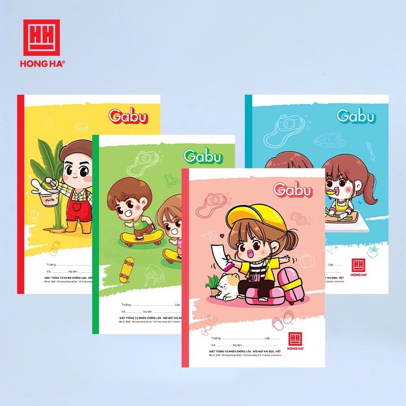 Vở 80tr Hồng Hà Gabu mẫu mới 0549 | Shopee Việt Nam