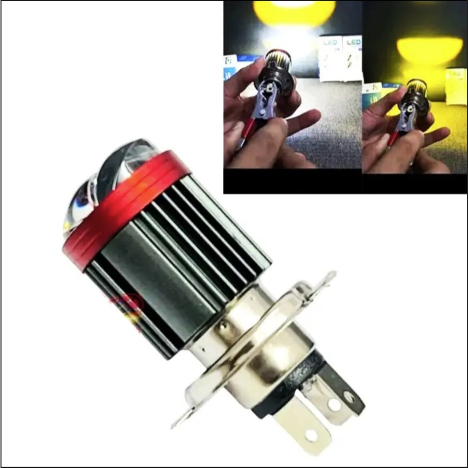 Đèn pha led M2 - H4 2 nhiệt màu 18w mẫu cao cấp : | Shopee Việt Nam