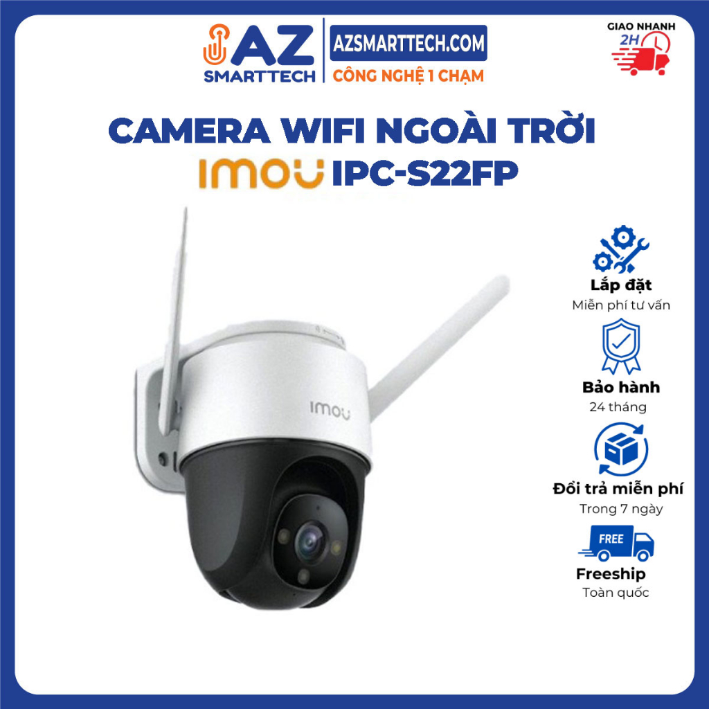 Camera Giám Sát Ngoài Trời IP Wifi IMOU IPC S22FP 2MP | 1080P | Xoay ...