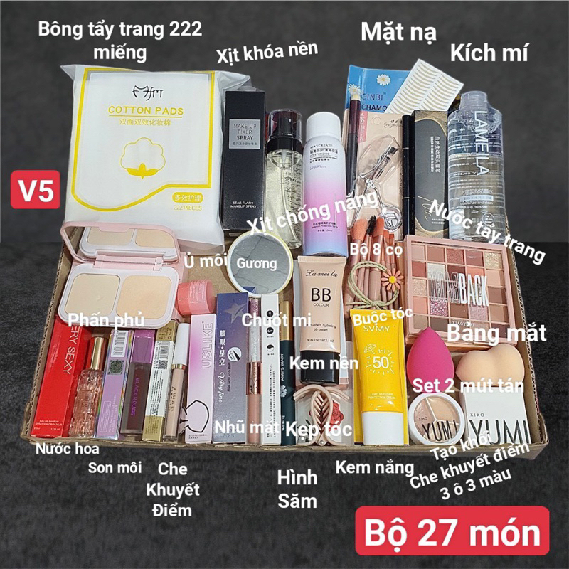 Set Trang Điểm/ Bộ Trang Điểm [24 món] Đầy Đủ Trang Điểm Cá Nhân/Trang ...