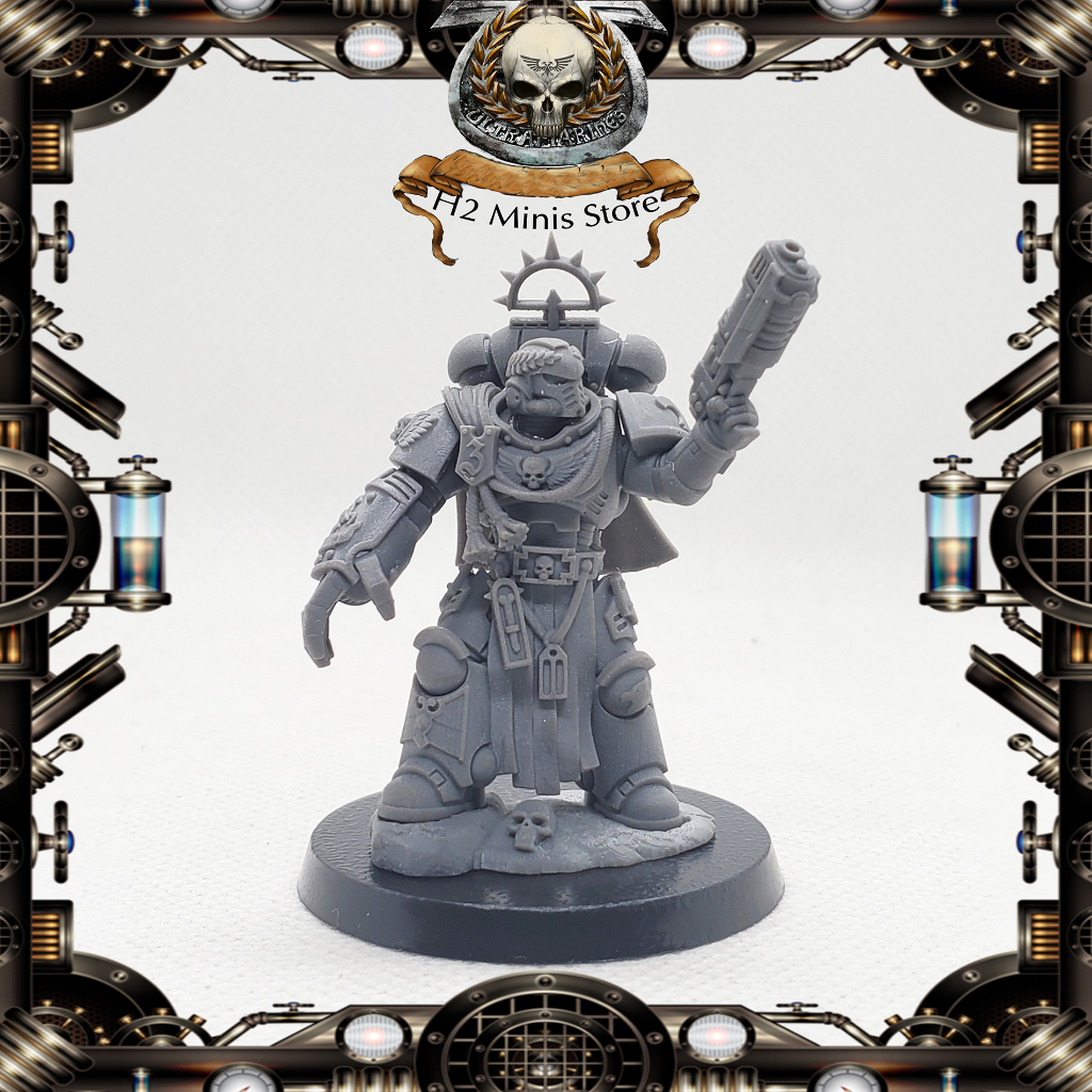 [Mô hình in 3D] Mô hình Warhammer Captaint Messinius - Captain of White ...