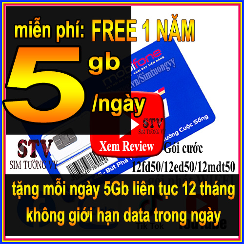 Sim 4g mobifone trọn gói 1 năm 12mdt150, 12sky59,12mdt50,21g12 | Shopee Việt Nam