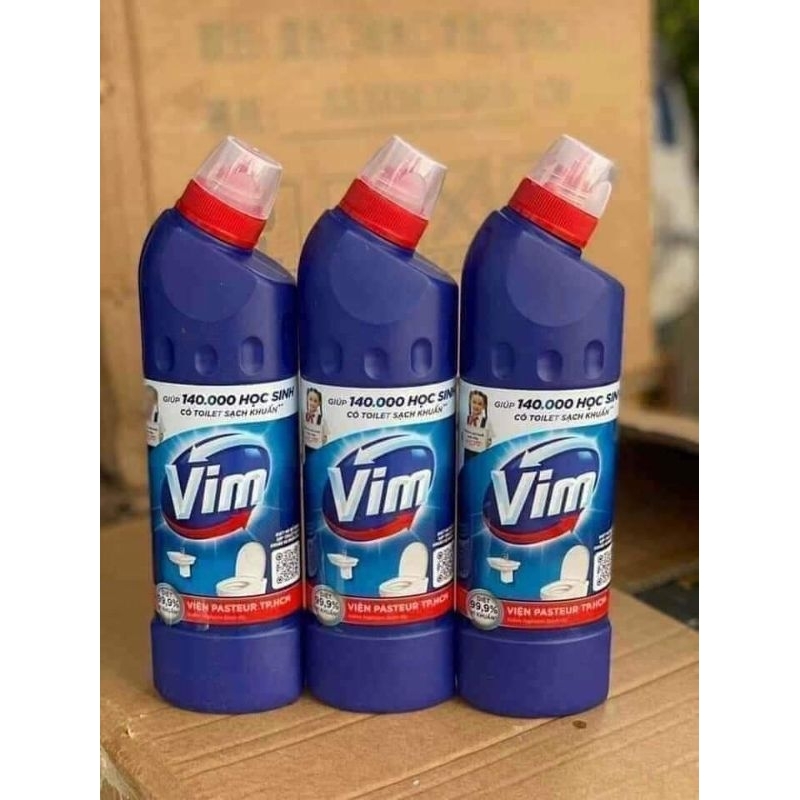 Nước Tẩy Bồn Cầu Vim Xanh Biển Diệt Khuẩn - Chai 880ML | Shopee Việt Nam