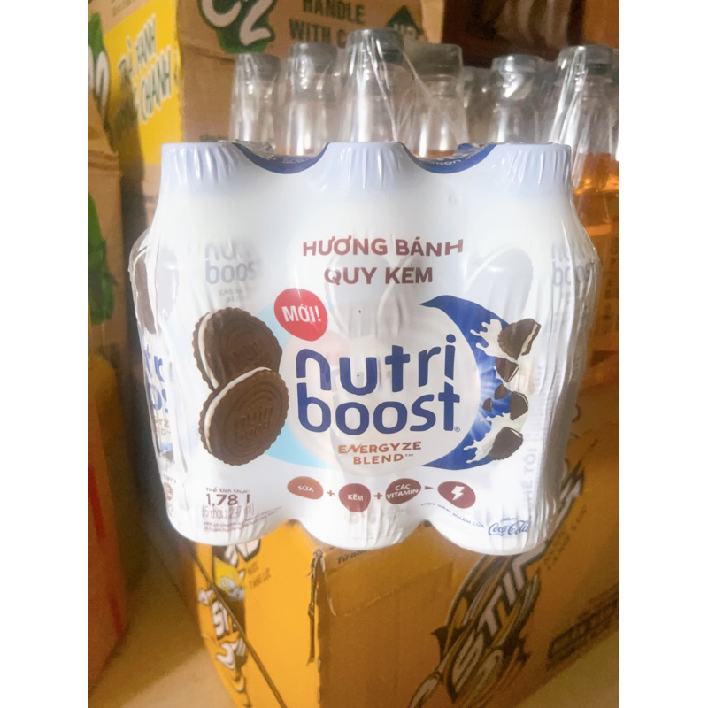 [Mới] Lốc 6 Chai NutriBoost Hương Bánh Quy Kem Chai 297ml | Shopee Việt Nam