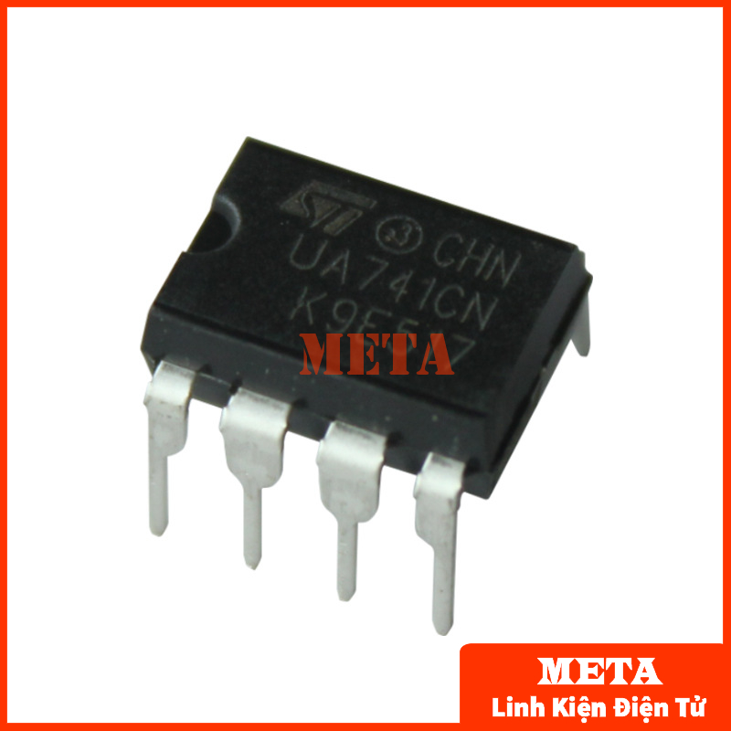 Ic Khuếch Đại Thuật Toán Op Amp UA741 Dip 8 - Chân Cắm 741 | Shopee ...