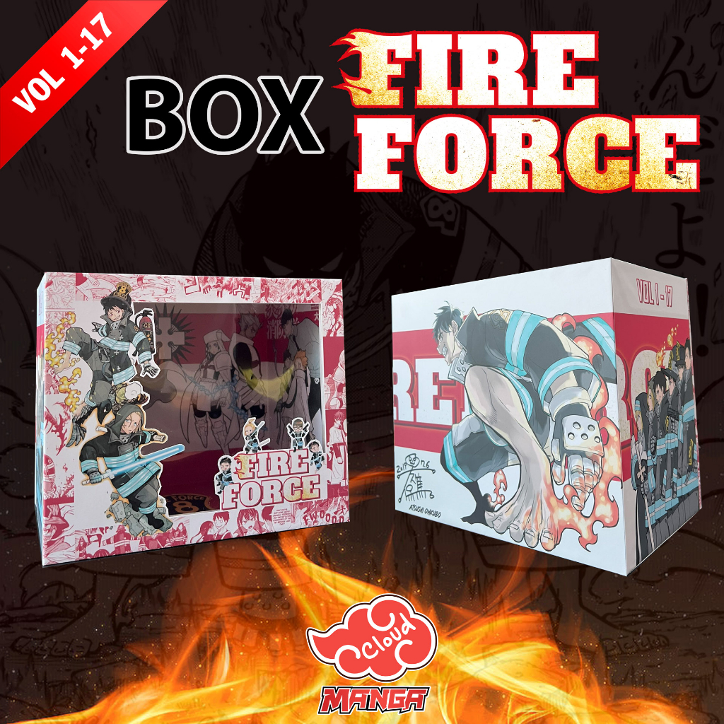 Box Fire force [KHÔNG KÈM TRUYỆN] hộp để bảo quản bảo vệ truyện tránh ...