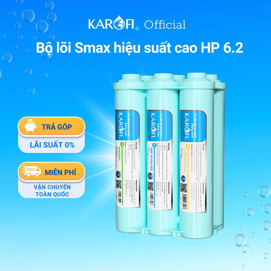 Cụm 6 lõi lọc chức năng Smax hiệu suất cao HP 6.2 Karofi | Shopee Việt Nam