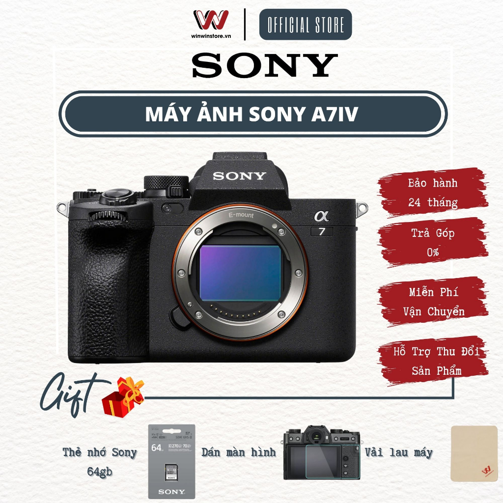 Máy ảnh Sony Alpha A7IV | Shopee Việt Nam