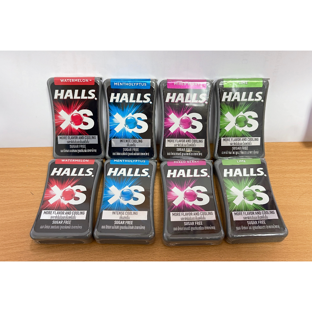 (4 vị) Kẹo ngậm bạc hà HALLS XS hộp 12.6gr (Sugarfree) | Shopee Việt Nam