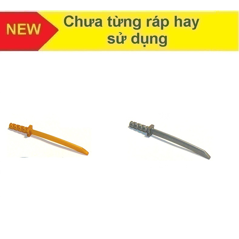 Đồ chơi xếp hình phụ kiện vũ khí Lego Katana - Ninja Sword | Shopee ...