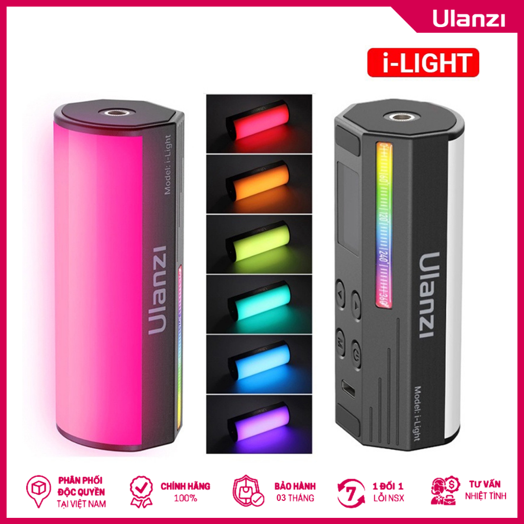 [Hàng Chính Hãng] ULANZI I-LIGHT (2500K-9000K) - Đèn LED Ống Từ Tính ...
