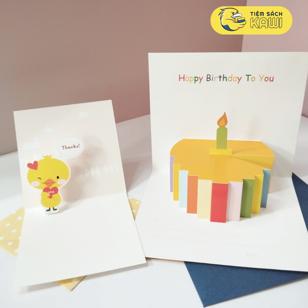 Thiệp Sinh Nhật Nổi 3D Popup | Shopee Việt Nam