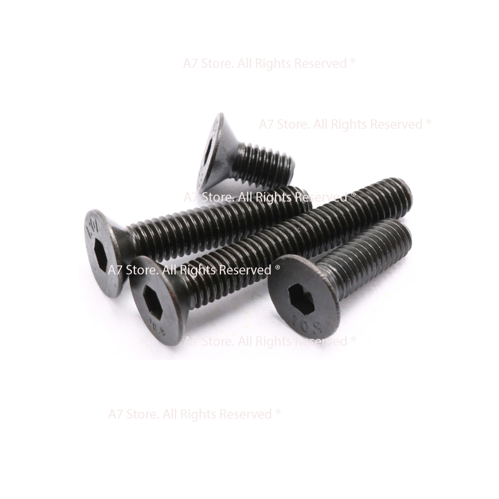 Set 10 Bulon (Ốc) Lục Giác Size M3 (3 Li) ĐẦU CÔN CHÌM THÉP ĐEN M113345 ...
