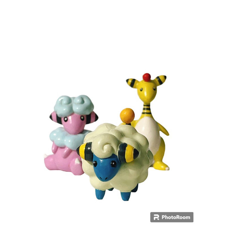 POKEMON TOMY FIGURE MAREEP FLAAFFY AMPHAROS - MÔ HÌNH QUÁI VẬT BỎ TÚI ...