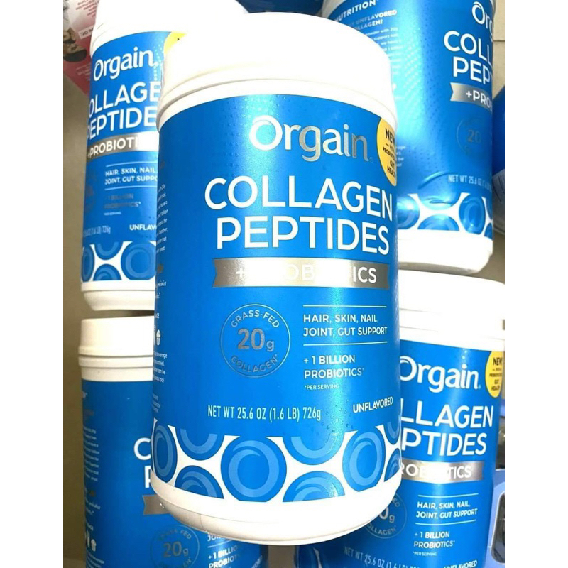 Collagen thủy phân Orgain Collagen Peptides + Probiotics Unflavored ...