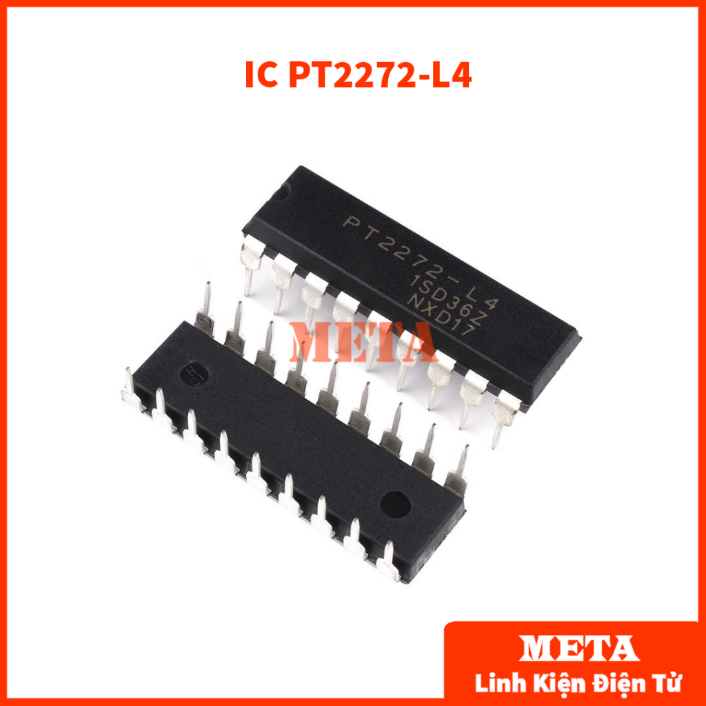 IC PT2272-L4 Dip 18 thu giải mã thu tín hiệu RF không dây - Có chốt tín hiệu ON/OFF | Shopee ...