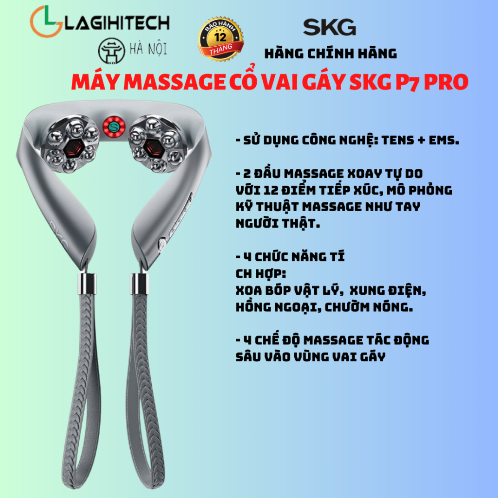 Máy massage cổ SKG P7 PRO - Hàng Chính Hãng | Shopee Việt Nam