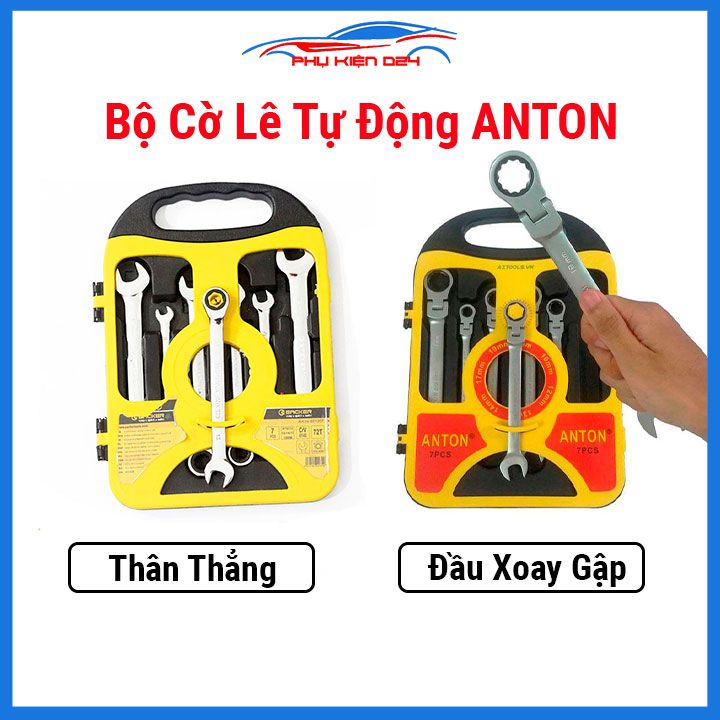 Bộ cờ lê tự động 7 chi tiết ANTON cao cấp 8- 19mm | Shopee Việt Nam