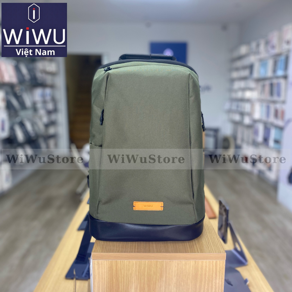 WIWU Elite Backpack - Balo chống thấm nước bảo vệ Laptop 15.6 inch, có ...