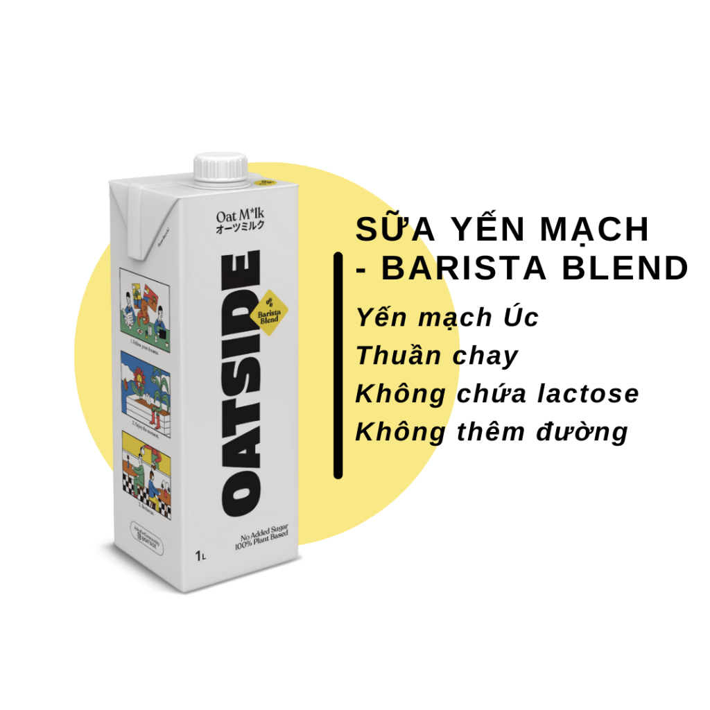 Sữa yến mạch Oatside Barista Blend 1 Lít ( Date T02/2025) | Shopee Việt Nam