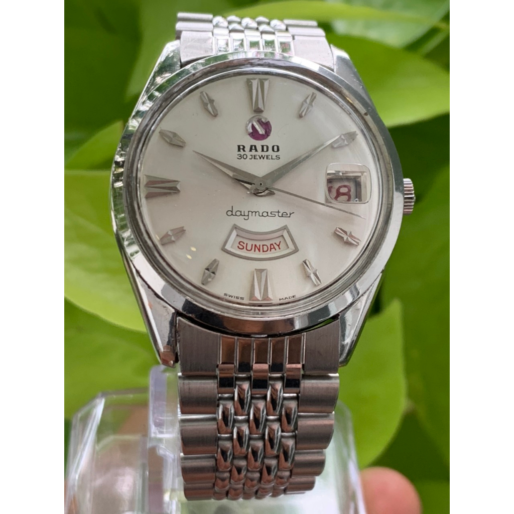 Đồng hồ nam Rado mỏ neo, automatic 30 jewels, 2 lịch, dây kim loại của ...