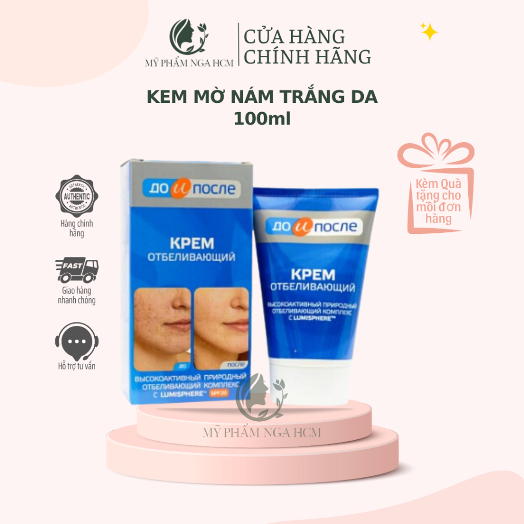 Kem nám tàn nhang Kpem Nga trắng da mờ nám tàn nhang - Kem xóa nám ...