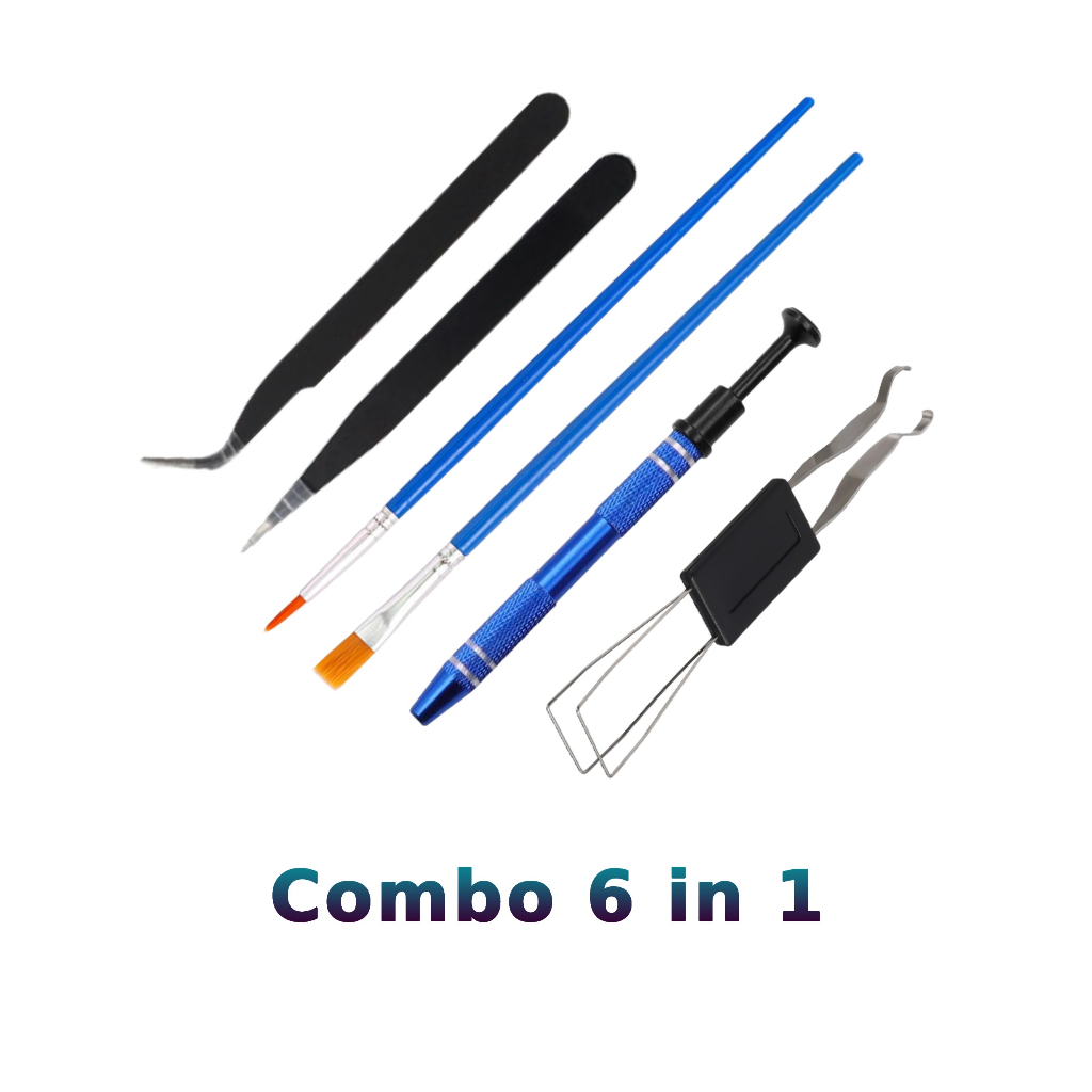 [TOOL] Bộ dụng cụ hỗ trợ lube switch, lube stab cho bàn phím cơ, lube ...
