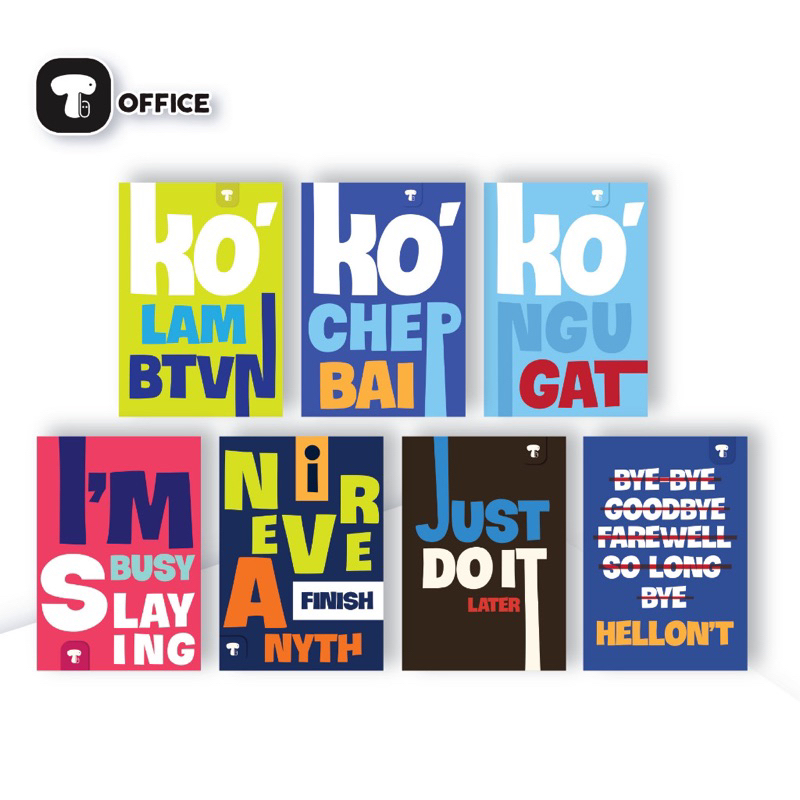 COMBO 3 VỞ GHI CHÉP B5 WORD AND MEME ĐỘC LẠ (ảnh thật) - tiệm nhà chun | Shopee Việt Nam