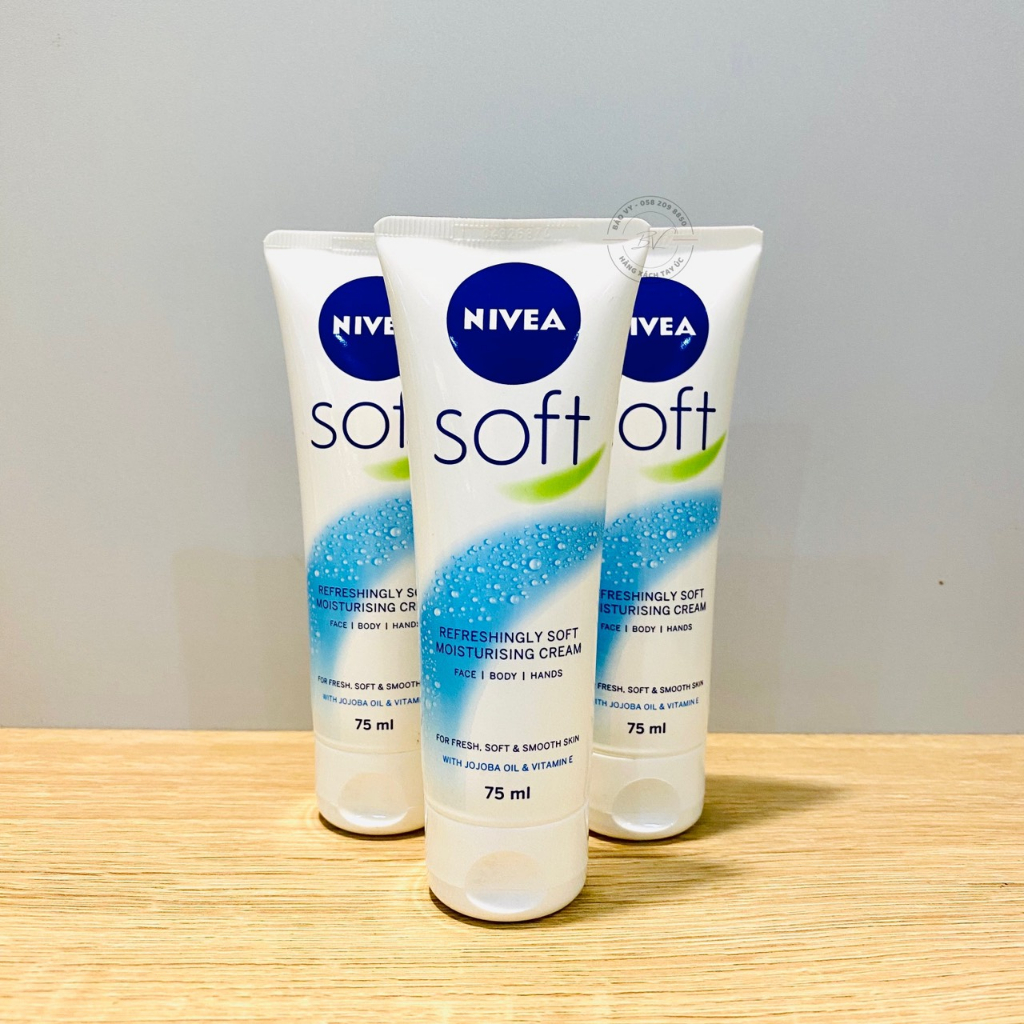 Kem dưỡng ẩm Nivea Soft 75ml | Shopee Việt Nam