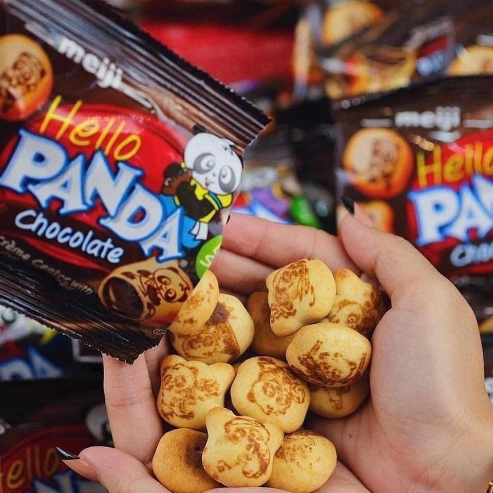 Bánh Gấu Meiji Hello Panda Socola / Dâu ⚡ Made In USA ⚡ Món ngon cho cả ...