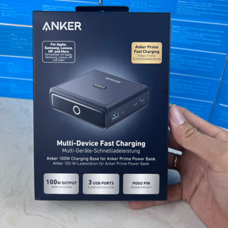 Đế sạc Anker Pogo A1902 sạc nhanh 100W với 4 cổng dành cho Anker Prime ...