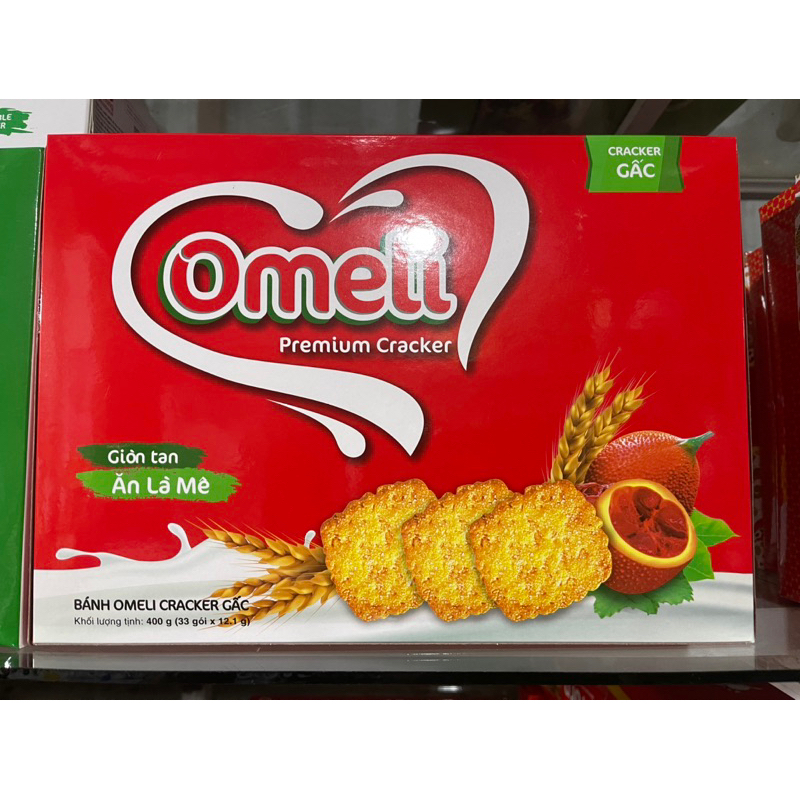 Bánh Omeli craker các vị hộp 400g | Shopee Việt Nam