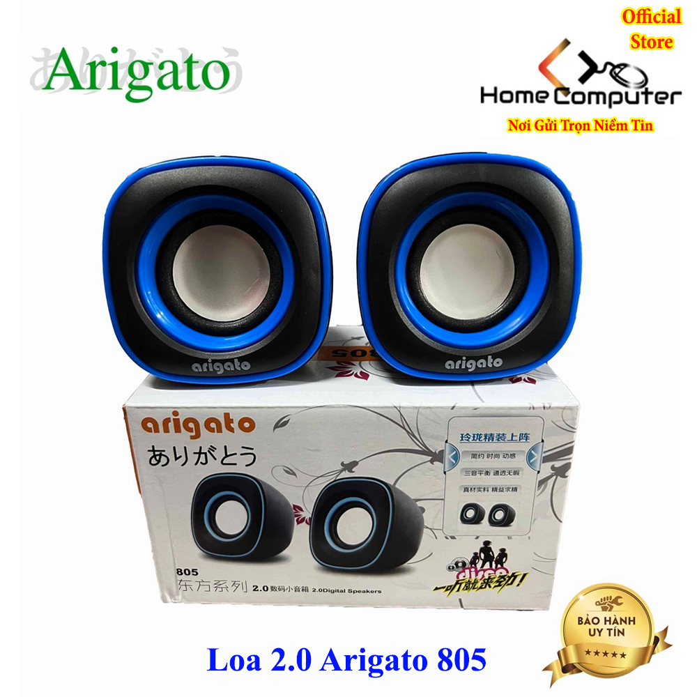 Loa Máy Tính, Loa Mini 2.0 Arigato 805 Hàng Chính Hãng, Thiết Kế Mới ...