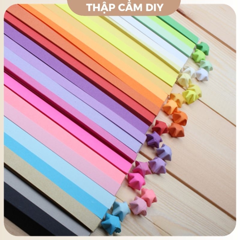 Giấy Gấp Sao 540 Tờ - Giấy Xếp Sao Nhiều Màu Pastel | Shopee Việt Nam