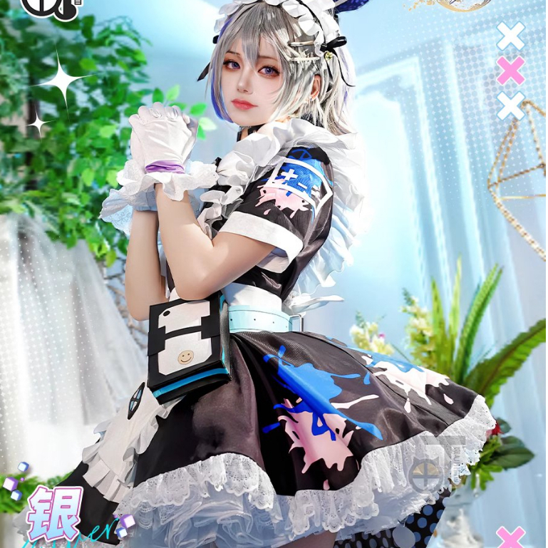 [ORDER] Trang phục COSPLAY Silver Wolf ver Maid trong Honkai Star Rail ...