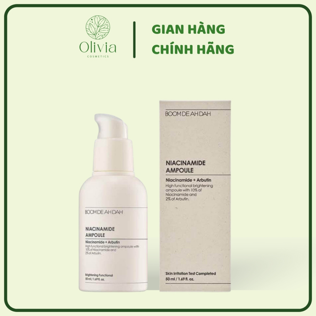 Tinh Chất Serum Boom De Ah Dah Niacinamide 10% + Arbutin 2% Ampoule ...