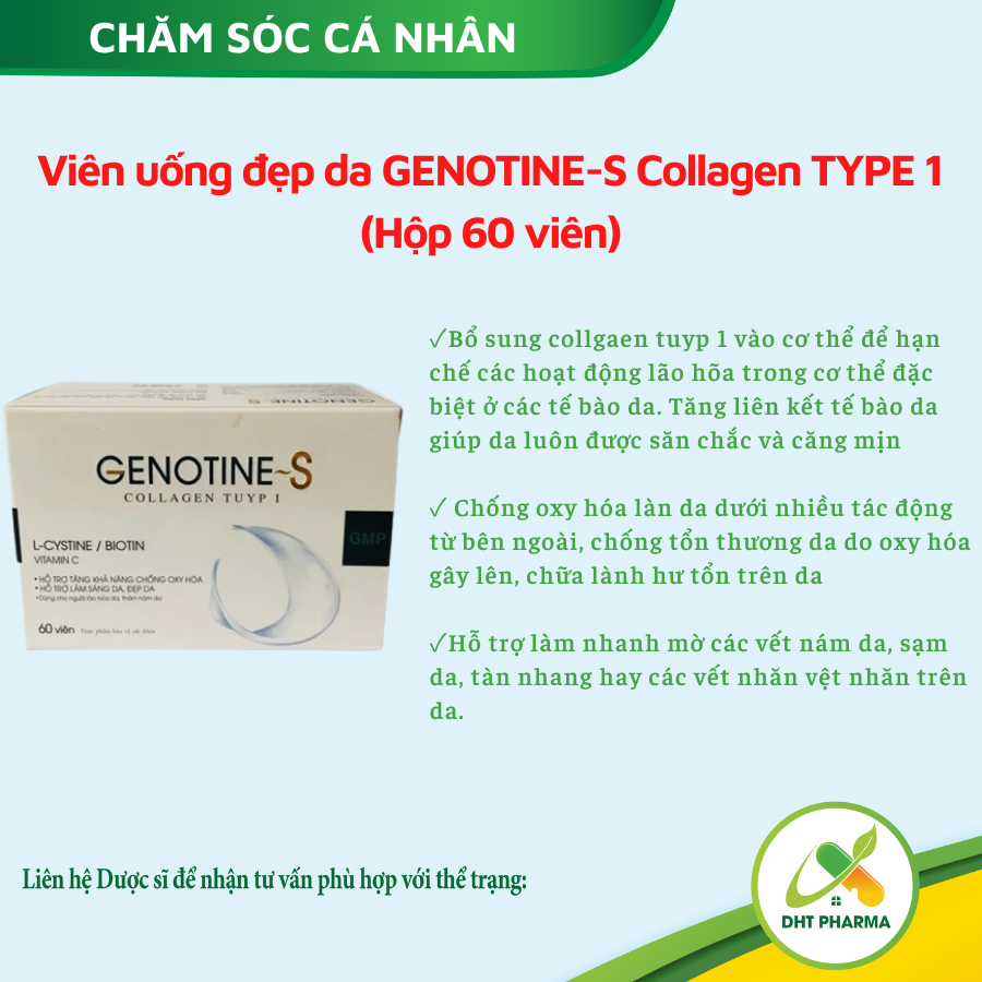 [CHÍNH HÃNG] Viên Uống Đẹp da, Mượt Tóc Bổ sung Collagen, LCystine ...